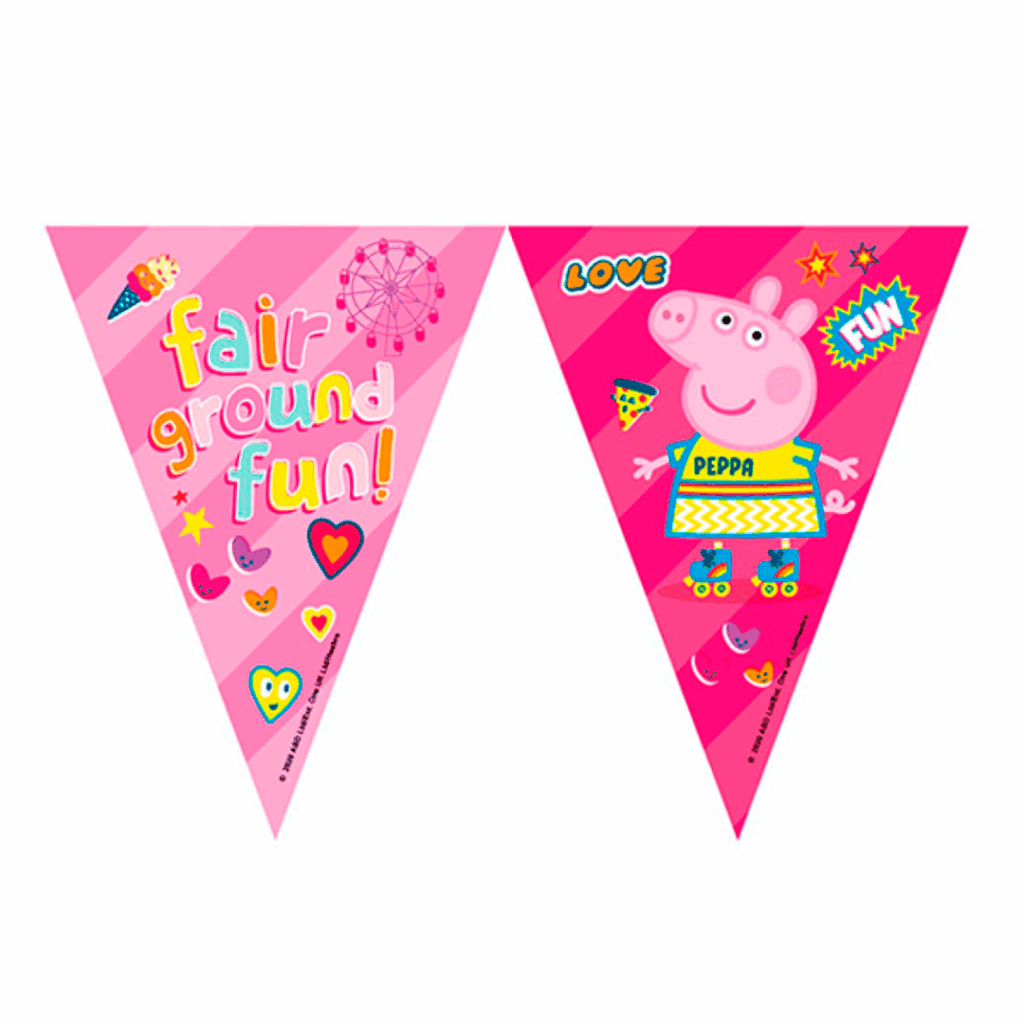 Banderin peppa pig - Party Center