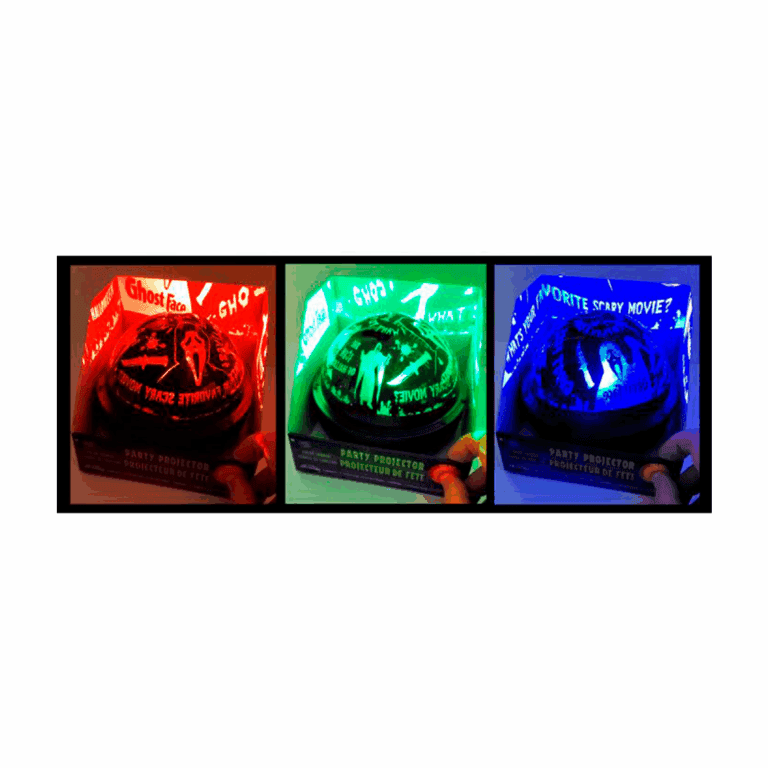 Luces led con figuras ghost face - Party Center