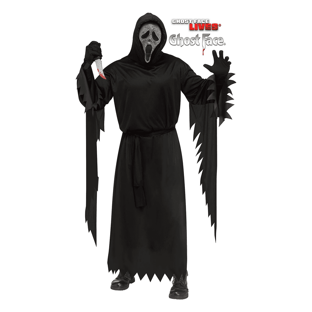 Disfraz bling ghost face para adulto - Party Center