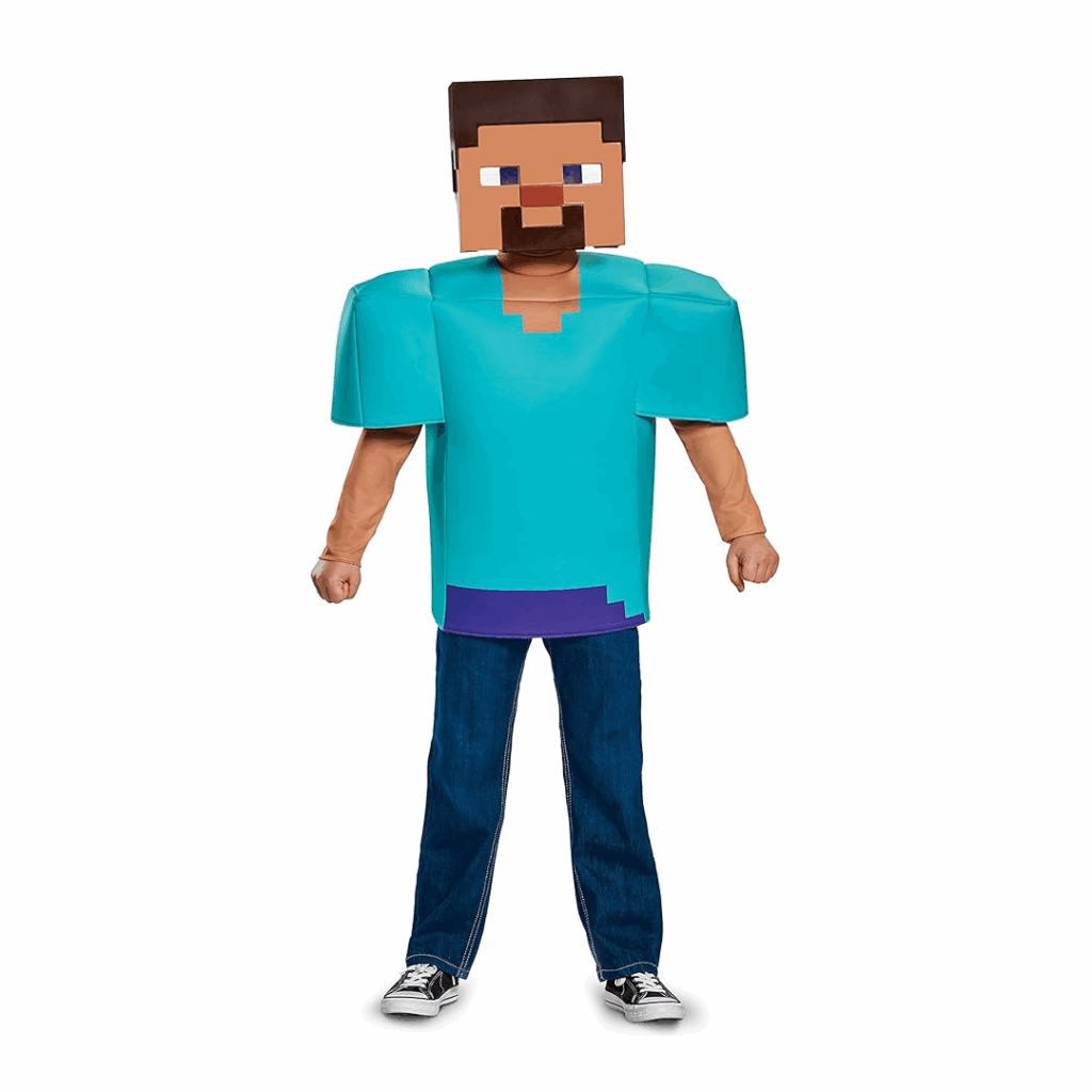 Disfraz de Steve de Minecraft para niño - Party Center