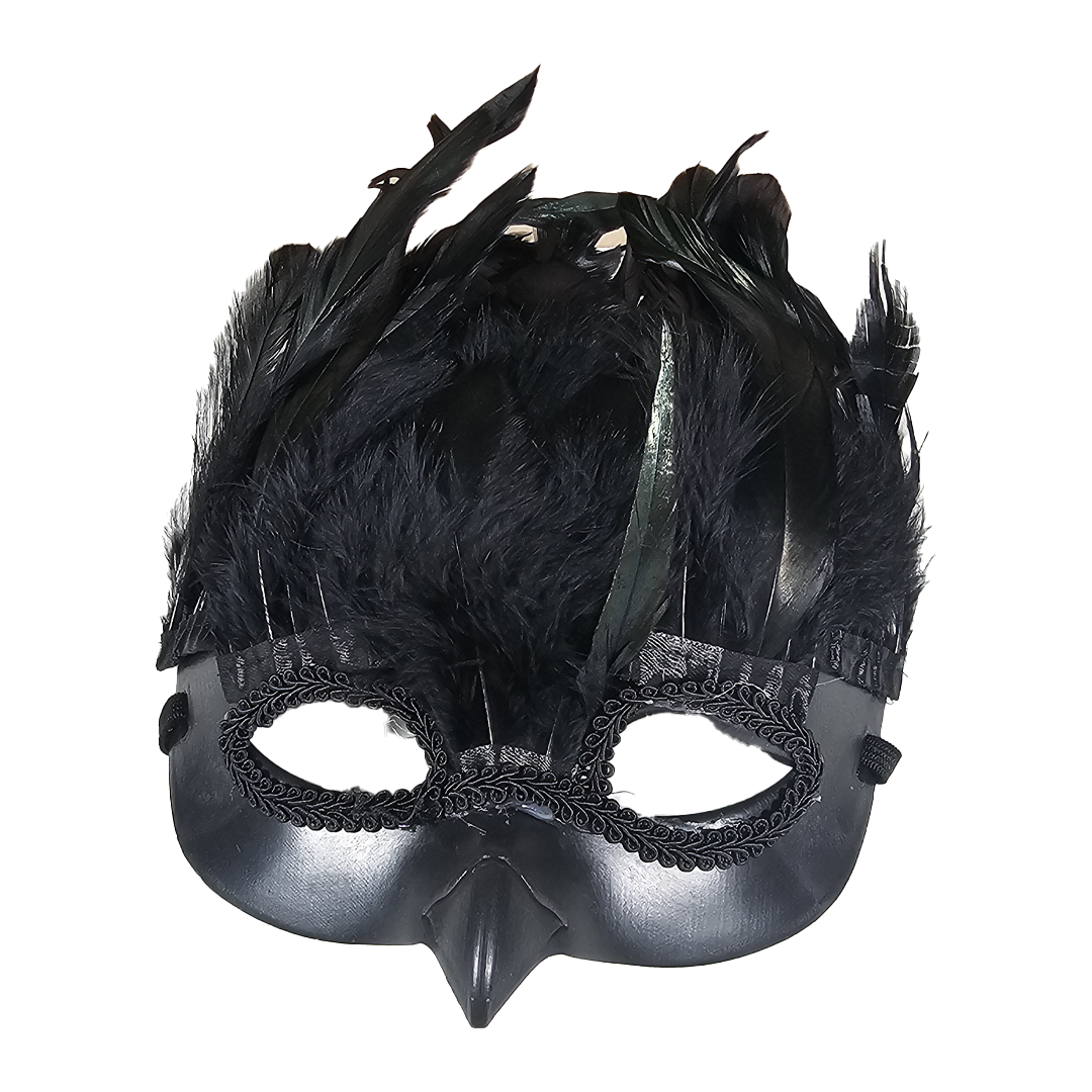 Antifaz con plumas - Party Center