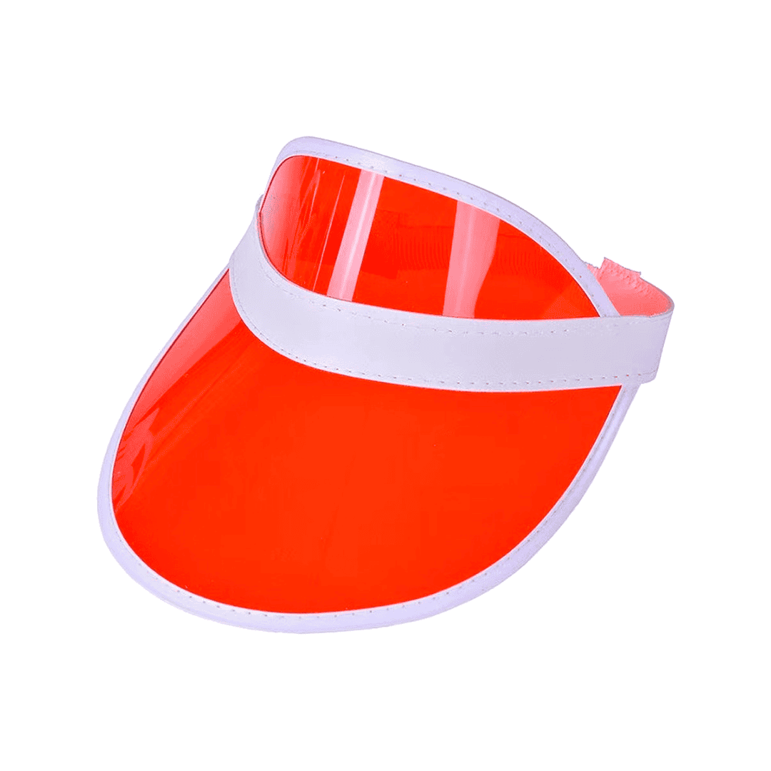 Visera roja para sol para adulto - Party Center