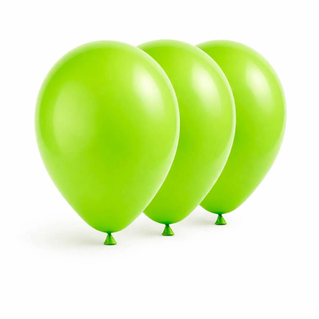 Globo Látex Verde Lima 12" | 50 unidades - Party Center